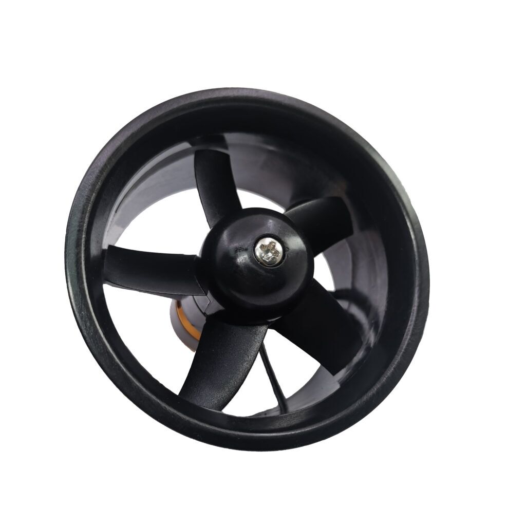 QX-Motor 64mm EDF 4500KV Brushless Motor with 5 Blades Ducted Fan for ...